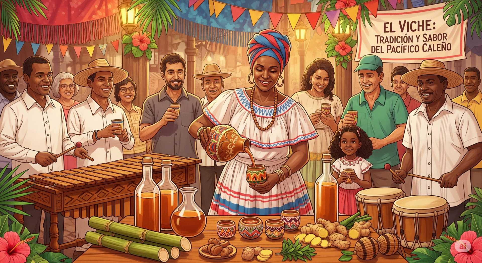 Viche colombiano: bebida ancestral del Pacífico en Morada Ancestral